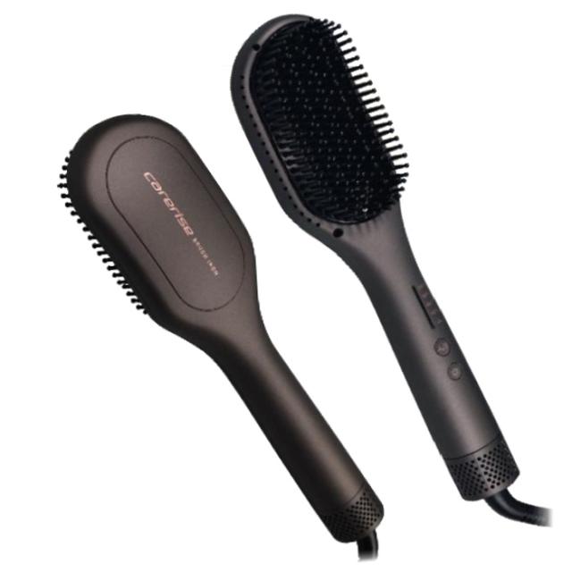 ケアライズ ブラシアイロン B-120 送風機内蔵  ブラシ型  ヘアアイロン 遠赤外線 マイナスイオン AMAVILLA アマヴィラ