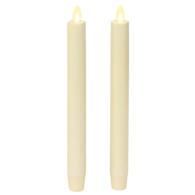 LEDキャンドル LUMINARA ルミナラ テーパー2本セット B03100000IV カメヤマ株式会社