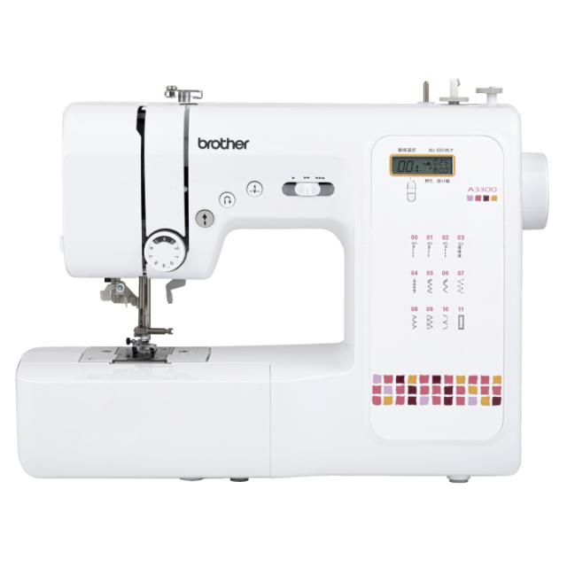 ブラザー コンピュータミシン A3300 CPN3102 家庭用ミシン 初心者 シンプル操作 手元 ライト コンピューターミシン