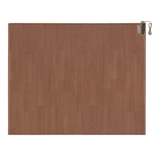 パナソニック 3畳相当 電気カーペット かんたん床暖 DC-3V5-MT 木目 ブラウン色 フローリングタイプ ホットカーペット