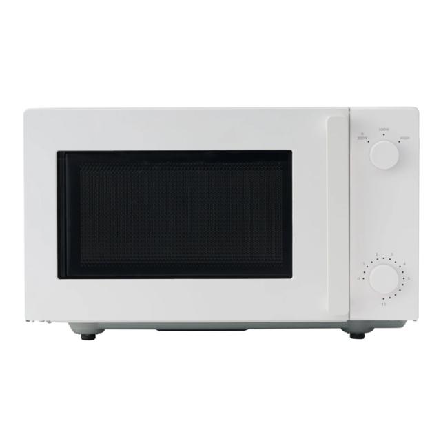 ツインバード 18L フラット 電子レンジ DR-E268B