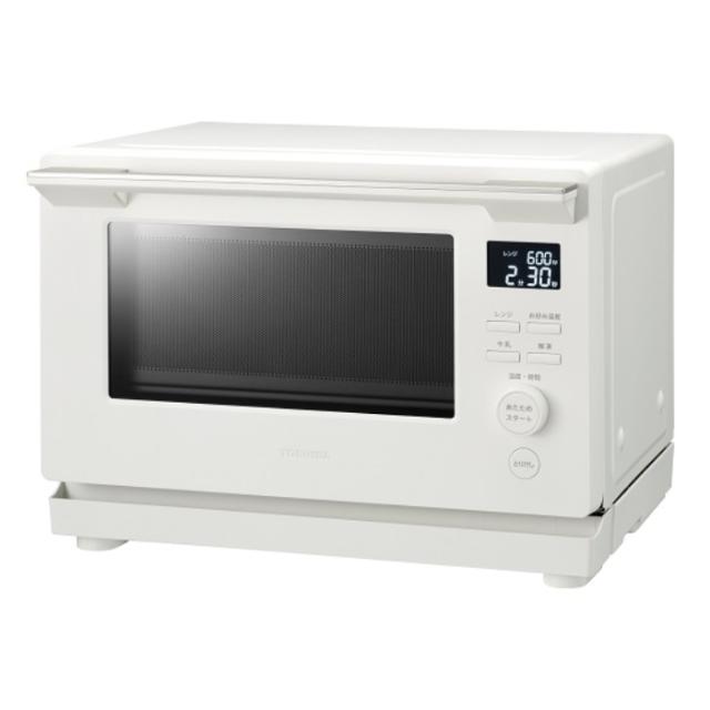 東芝 単機能 電子レンジ 23L ワイド＆フラット庫内 プレミアムモデル ER-S10A-W ミルキーホワイト 単機能レンジ