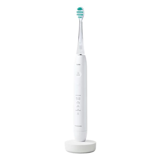 パナソニック 電動歯ブラシ ドルツプレミアム W音波振動ハブラシ 海外使用対応 Doltz PREMIUM EW-DP58-W パールホワイト W音波振動 ドルツアプリ対応 5モード USB充電スタンド 歯周ケア オーラルケア