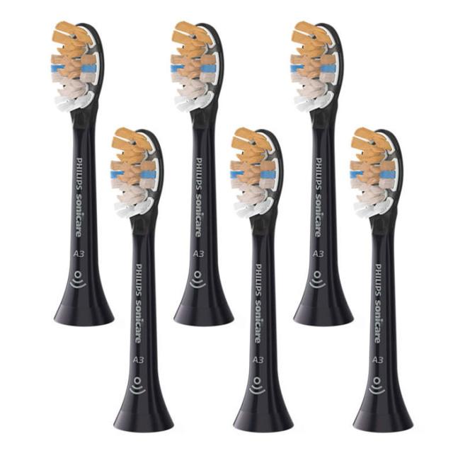 フィリップス ソニッケアー専用 替えブラシ プレミアム オールインワン レギュラー 6本組 HX9096/96 HX9096-96 ブラック