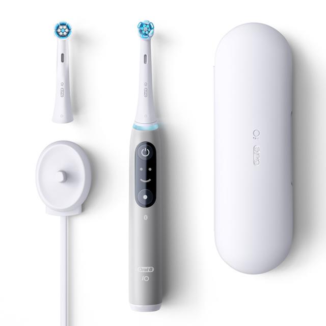 ブラウン 電動歯ブラシ iO6 オーラルB IOM62A61KGR-W グレーオパール 電動ハブラシ オーラルケア 回転式 充電式 歯磨き はみがき 歯垢除去 Oral-B