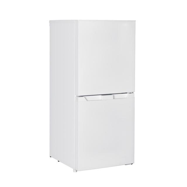マクスゼン 121L 冷蔵庫 ファン式 2ドア 右開き 前開き JR121HM01WH ホワイト 大容量 一人暮らし 新生活 小型 maxzen
