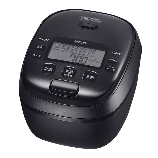 タイガー 炊飯器 5.5合炊き 圧力IHジャー炊飯器 炊きたて JRI-B100-K ブラック