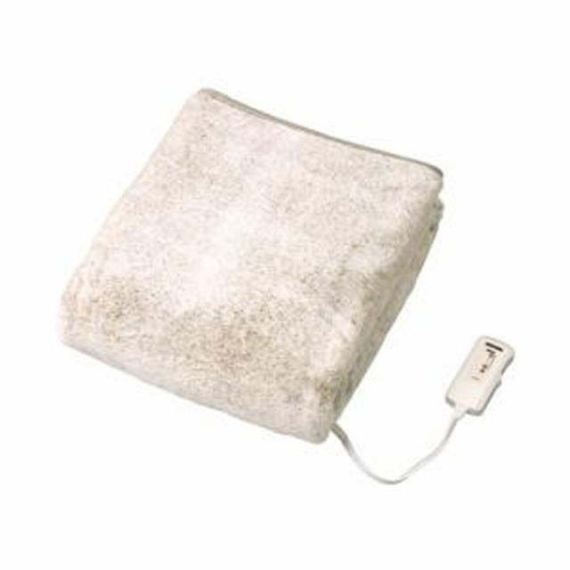 コイズミ 電気掛敷毛布 ラビットファー調 KDK-75251R 水洗いOK KDK75251R 電気毛布 本体丸洗い 頭寒足熱配線 ダニ退治 室温センサー
