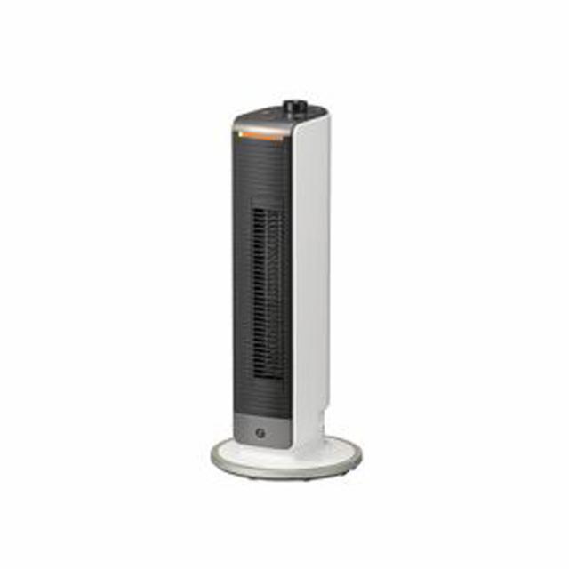 コイズミ 送風機能付ファンヒーター ホット＆クール ミニ KHF-0848/W ホワイト KHF0848W コンパクト 人感センサー オフタイマー