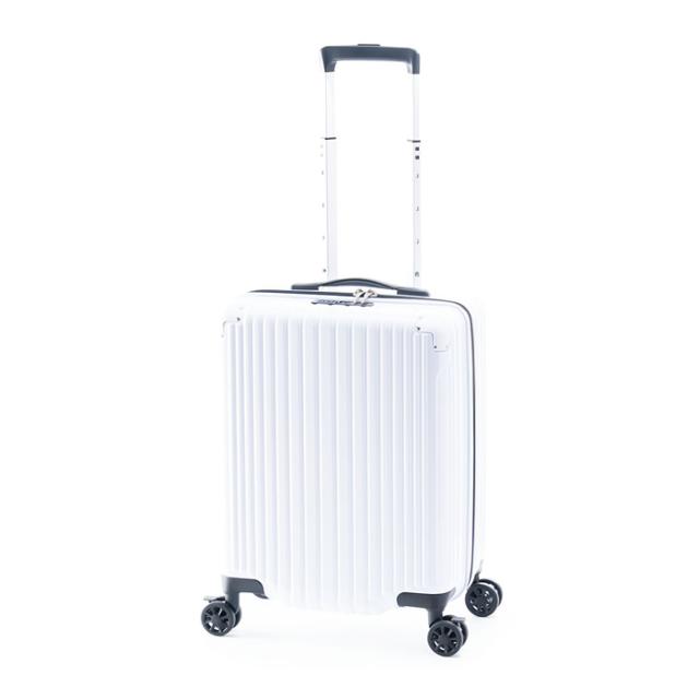 A.L.I ハードキャリーケース MAXsTOP 3〜4泊 40L MAXSTOP-18-WH ホワイト アジア・ラゲージ スーツケース 機内持ち込み可能サイズ 前輪ストッパー YKK社製ジッパー
