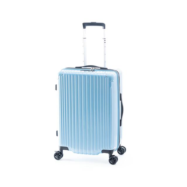 A.L.I ハードキャリーケース MAXsTOP 5〜7泊 50L MAXSTOP-22-ASAQ アッシュアクア アジア・ラゲージ スーツケース 手荷物預け無料サイズ 前輪ストッパー YKK社製ジッパー