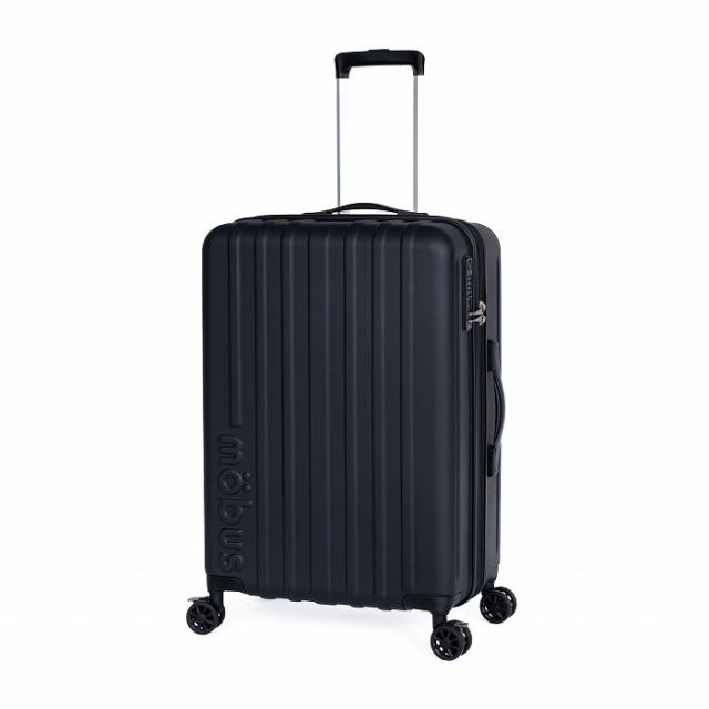 A.L.I ハードキャリーケース mobus モーブス 4〜6泊 65L＋12L MBC-1912-24W-MBK マットブラック アジア・ラゲージ スーツケース ジッパータイプ 拡張ファスナー機能 USB充電ポート 前輪フットストッパー