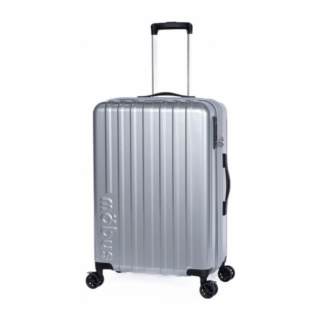 A.L.I ハードキャリーケース mobus モーブス 4〜6泊 65L＋12L MBC-1912-24W-SIL シルバー アジア・ラゲージ スーツケース ジッパータイプ 拡張ファスナー機能 USB充電ポート 前輪フットストッパー