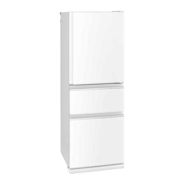 【配送＆設置無料】三菱電機 冷蔵庫 330L 右開き 3ドア Cシリーズ MR-C33M-W ホワイト 省エネ