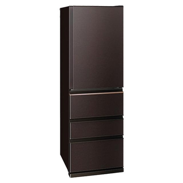 【配送＆設置無料】三菱電機 冷蔵庫 403L 右開き 4ドア Nシリーズ MR-N40M-T ダークブラウン 大容量