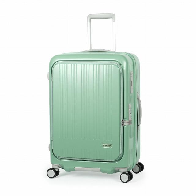 A.L.I ハードキャリーケース MAXBOX 5〜7泊 70L〜78L MX-8011-24W-MASG マットアッシュグリーン アジア・ラゲージ スーツケース 手荷物預け無料サイズ 横開きフロントオープン