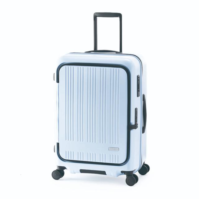 A.L.I ハードキャリーケース MAXBOX 5〜7泊 70L〜78L MX-8011-24W-MPBL マットペールブルー アジア・ラゲージ スーツケース 手荷物預け無料サイズ 横開きフロントオープン