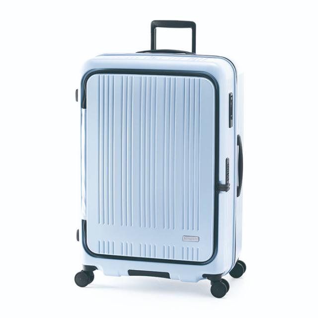 A.L.I ハードキャリーケース MAXBOX 10泊以上 100L〜110L MX-8011-28W-MPBL マットペールブルー アジア・ラゲージ スーツケース 手荷物預け無料最大サイズ 横開きフロントオープン
