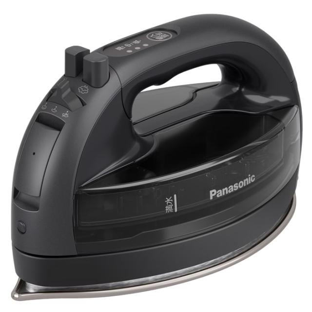 パナソニック コードレススチームアイロン NI-WL709-K カームブラック Panasonic Wヘッドで前後左右かけやすい 上質なかけ心地と仕上がりを追求したフラグシップモデル 多彩なスチーム機能でしっかりシワのばし