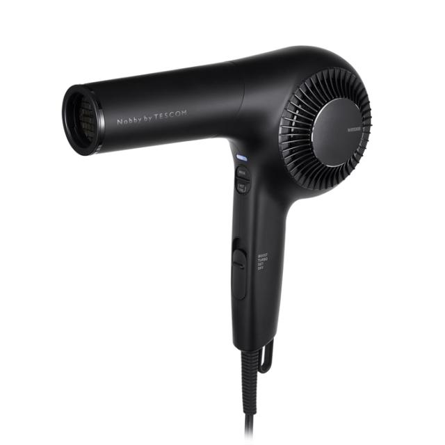 テスコム Nobby by TESCOM プロフェッショナル プロフェッショナル プロテクトイオン ヘアドライヤー NIB500B-K ブラック 大風速 プロ仕様 パワフル 速乾 軽量 スリム ハンズフリー