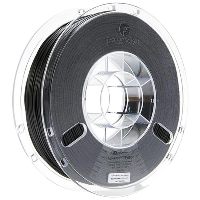 Polymaker PolyFlex TPU90 フィラメント (1.75mm, 0.75kg) Black ブラック 3Dプリンター用 PD02001 ポリメーカーの通販はau PAY ...