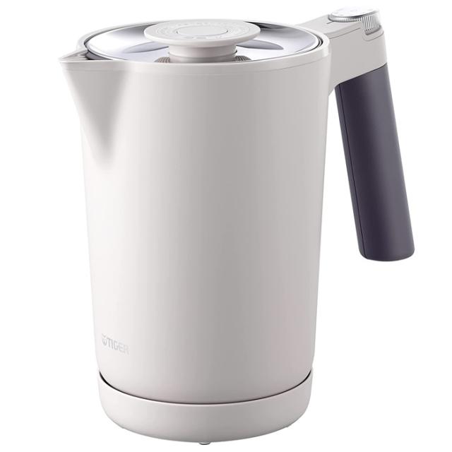 【送料無料】タイガー 1.0L 蒸気レス電気ケトル 温度調節機能つき PTQ-A100-HS スレートグレー