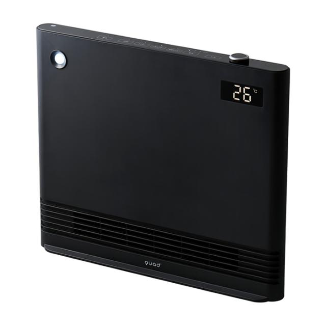 QUADS クワッズ 静音パネルDCセラミックヒーター SILENT HOT DC サイレント ホット DC QS563 ブラック