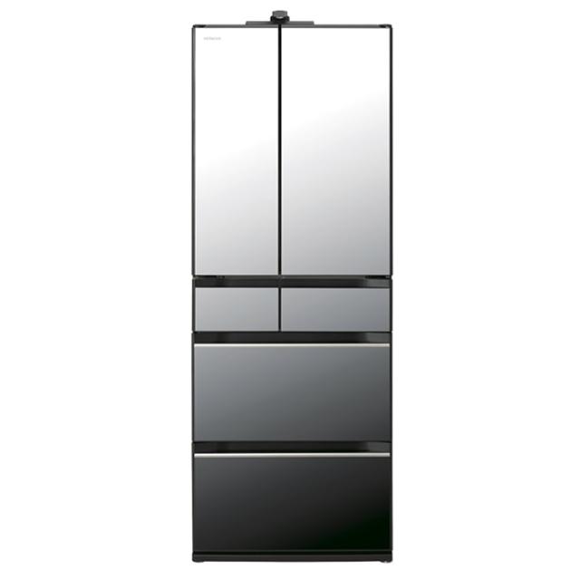 【配送＆設置無料】日立 冷蔵庫 617L フレンチドア 観音開き 6ドア HXCCタイプ R-HXCC62X-X クリスタルミラー