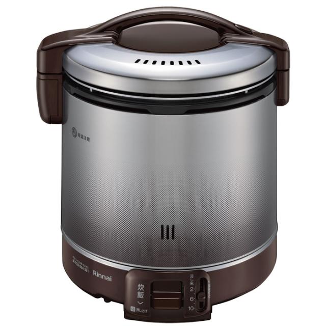 リンナイ ガス炊飯器 こがまる 炊飯専用 10合 ダークブラウン プロパンガス用 RR-100FS-A-DB-LP