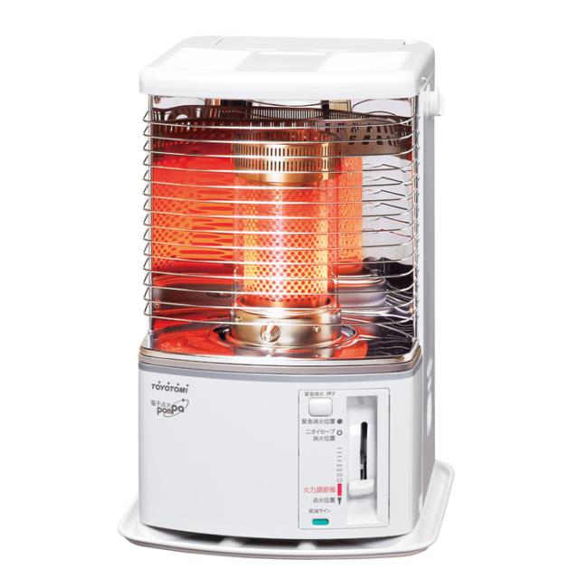 トヨトミ 反射型石油ストーブ RS-H2924-W ホワイト