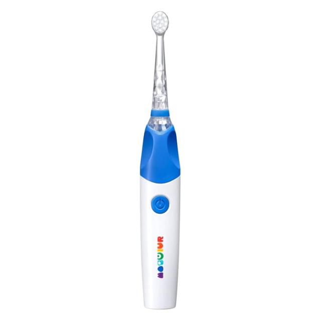 シースター 小児用電動歯ブラシ BabySmileRainbow 3+ S-205B ブルー USB充電式 子供用 キッズ 乳歯 3歳から ...