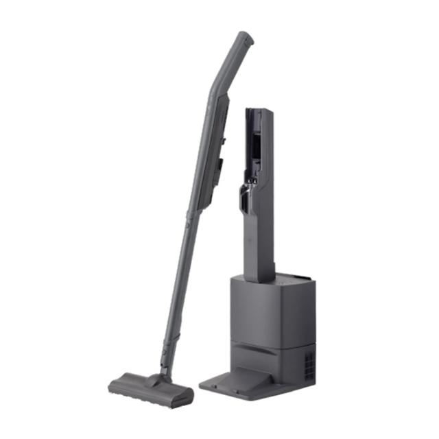 東芝 掃除機 サイクロン式 ダストステーション搭載 クリーナー トルネオコードレス VC-SL130DS-K アッシュブラック TORNEO cordless 自動ごみ収集ステーション コードレススティッククリーナー 自走ヘッド