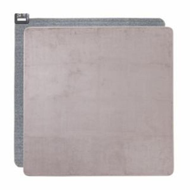 広電 ホットカーペット 約2畳 フランネル素材カバー 畳んで収納可能 VWU201UH-CMN グレージュ 無地 電気カーペット カバーセット 省エネ コンパクト収納 8時間オフ ダニクリーン カバー丸洗い 暖房面切換