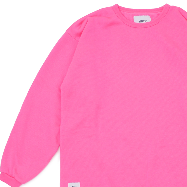 【数量限定特別価格】 新品 WTAPS GIM DESIGN CREW NECK PINK 191ATDT-CSM34 109001136063 SWT/HOODY