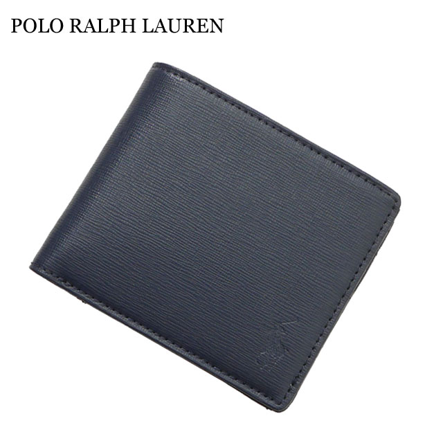 新品 ポロ ラルフローレン POLO RALPH LAUREN P-1041ORIN LEATHER WALLET レザー ウォレット 財布 札入れ 二つ折り 小銭入れ NAVY ネイビー 39ショップ グッズ