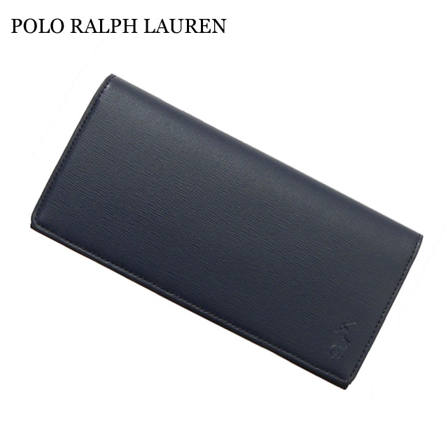 新品 ポロ ラルフローレン POLO RALPH LAUREN P-1011ORIN LEATHER LONG WALLET レザー ロング ウォレット 長財布 長札入れ 二つ折り NAVY ネイビー 39ショップ グッズ