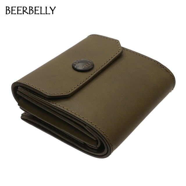 【価格見直しました】 新品 ビアベリー BEERBELLY HATCHBACK ハッチバック コンパクト 財布 ウォレット LISCIO-GRIGIO リスシオレザー グッズ
