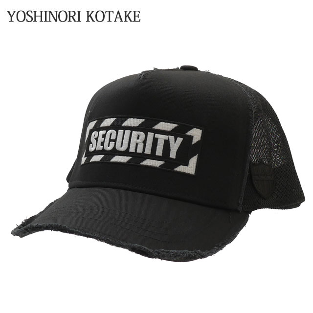 新品 ヨシノリコタケ YOSHINORI KOTAKE SECURITY MESH CAP キャップ エンブレム ゴルフキャップ スポーツ ヘッドウェア