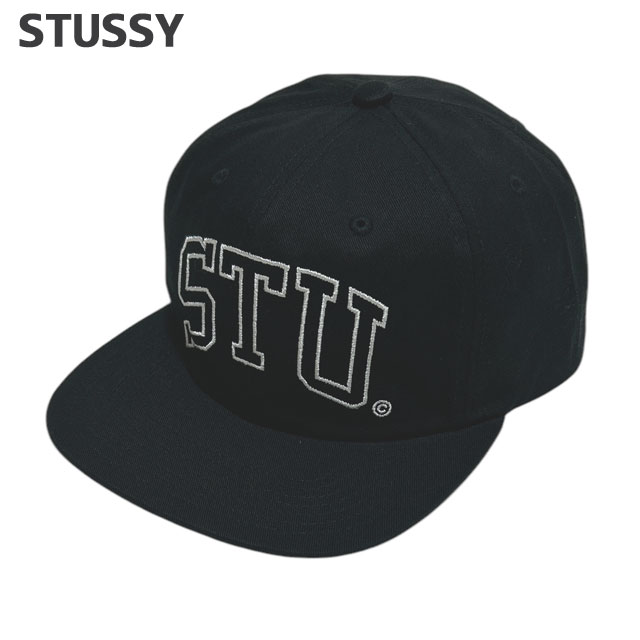 新品 ステューシー STUSSY STU ARCH STRAPBACK CAP キャップ スケート ストリート エイトボール ストックロゴ ...