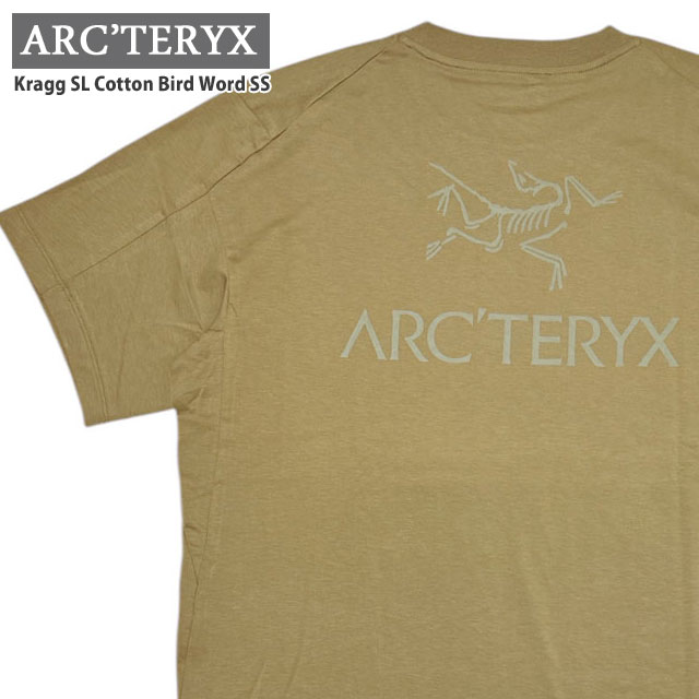 (2025新作)新品 アークテリクス ARC’TERYX Kragg SL Cotton Bird Word SS Tシャツ X000009535 アウトドア キャンプ クライミング 登山 通勤 ビジネス 半袖Tシャツ