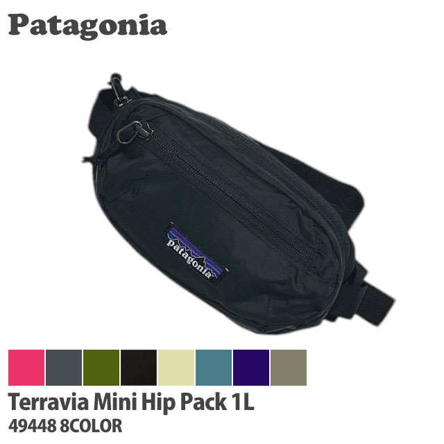 (2025新作)新品 パタゴニア Patagonia Terravia Mini Hip Pack 1L テラヴィア ミニ ヒップ パック ウエストバッグ 49448 アウトドア キャンプ サーフ 海 山 グッズ