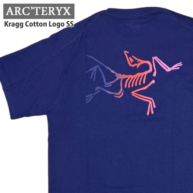 (2025新作)新品 アークテリクス ARC'TERYX Kragg Cotton Logo SS M Tシャツ X000008464 アウトドア キャンプ クライミング 登山 通勤 ビジネス 半袖Tシャツ