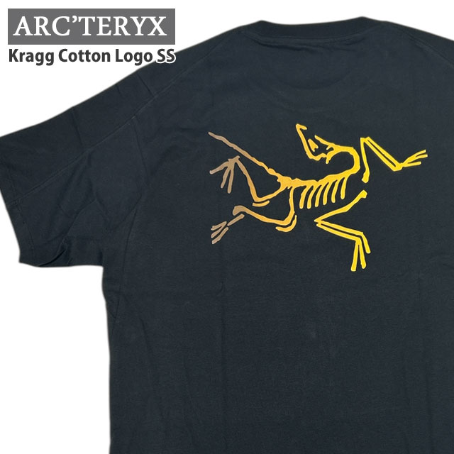 (2025新作)新品 アークテリクス ARCTERYX Kragg Cotton Logo SS M Tシャツ X000008464 アウトドア キャンプ クライミング 登山 通勤 ビジネス 半袖Tシャツ
