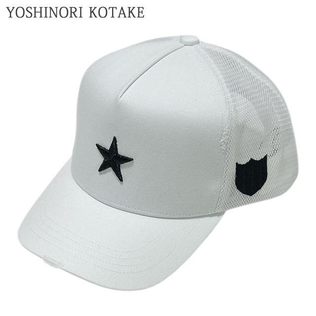 (2025新作)新品 ヨシノリコタケ YOSHINORI KOTAKE SMALL STAR LOGO MESH CAP ロゴ メッシュ キャップ トラッカー ヘッドウェア