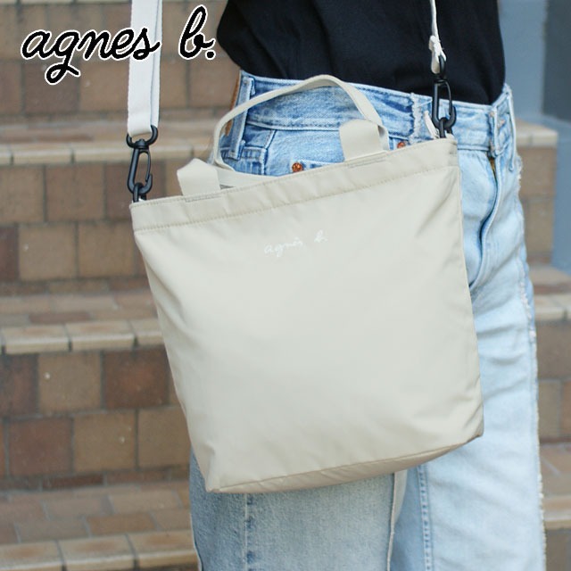 (2025新作)新品 アニエスベー アンファン agnes b. ENFANT SAC ロゴハンドバッグ 2WAY トートバッグ ショルダーバッグ 軽量 ナイロン BA11AC12 グッズ