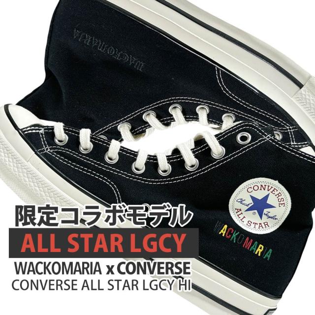 (2025新作)新品 ワコマリア WACKO MARIA x コンバース CONVERSE ALL STAR LGCY HI オールスター レガシー ハイカット スニーカー 男女兼用 CONVERSE-WM-CV07 フットウェア