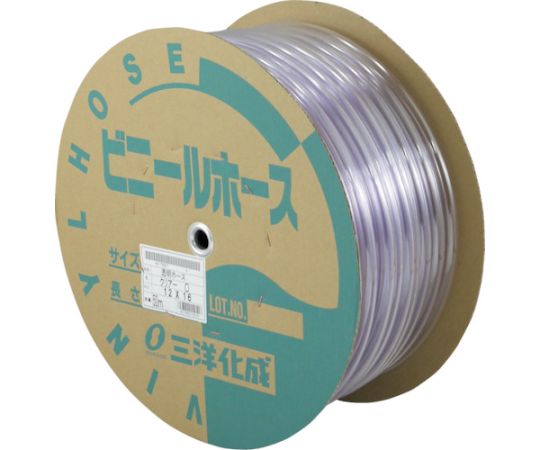 三洋化成 透明ホース12×16　50mドラム巻 TM-1216D50T 1巻
