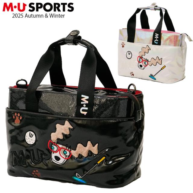 2025年 秋冬新作 MU SPORTS MUスポーツ ゴルフ カートバッグ カートポーチ ラウンドポーチ  レディース  MU25AW  MU1015 プレゼント