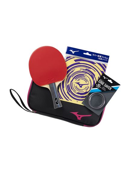 ミズノ MIZUNO TECHNIXスタートセット/ピンク 卓球ラケットシェーク