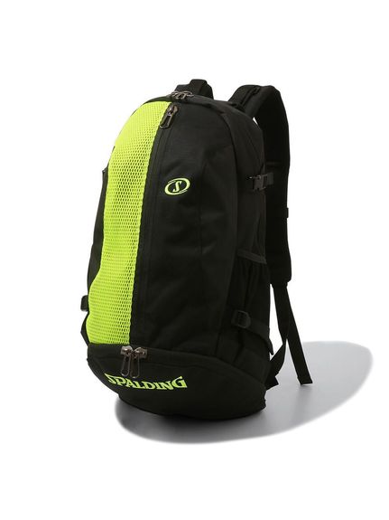 スポルディング SPALDING ケイジャー ブリーズ ブラック×ライムグリーン バックパック